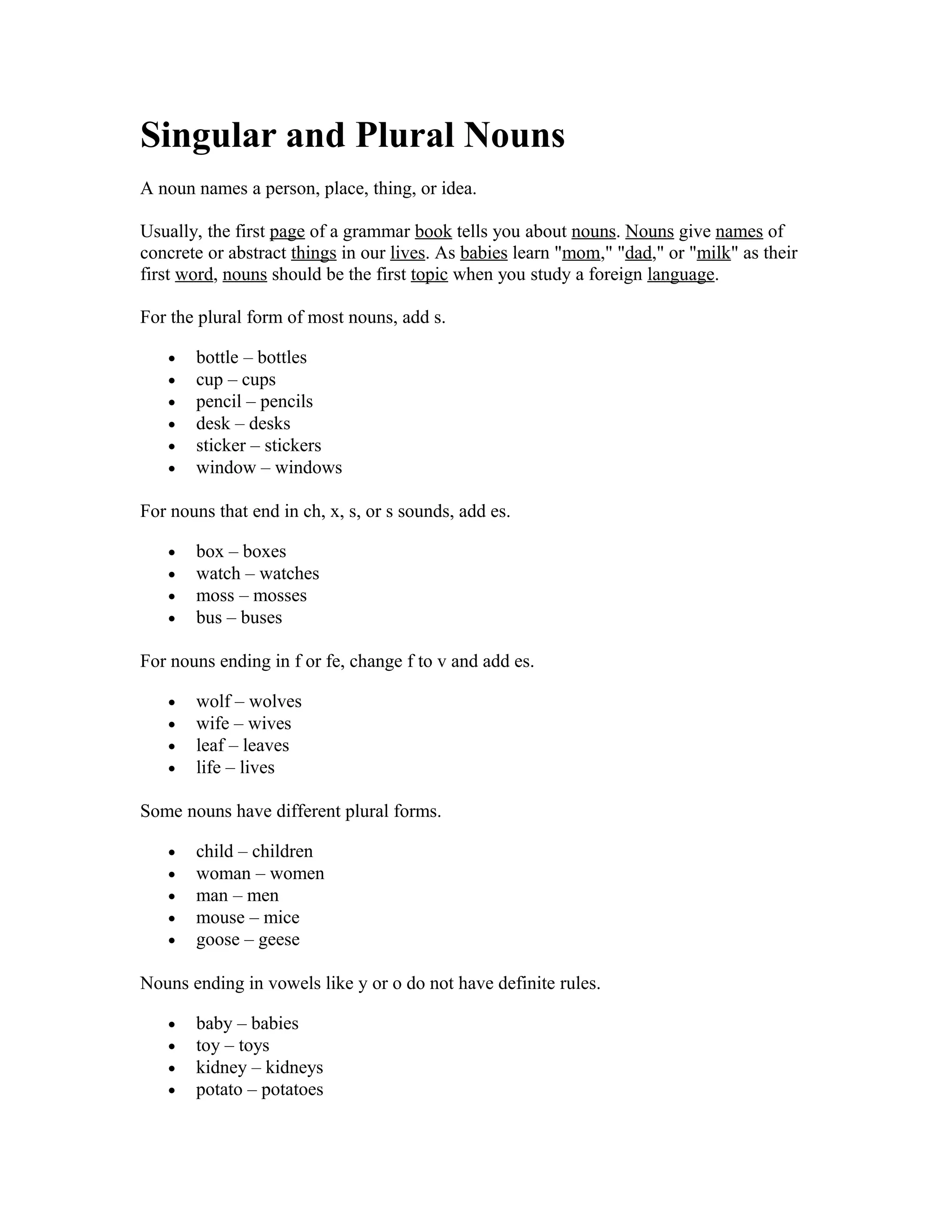 Basic gramar in english | DOC
