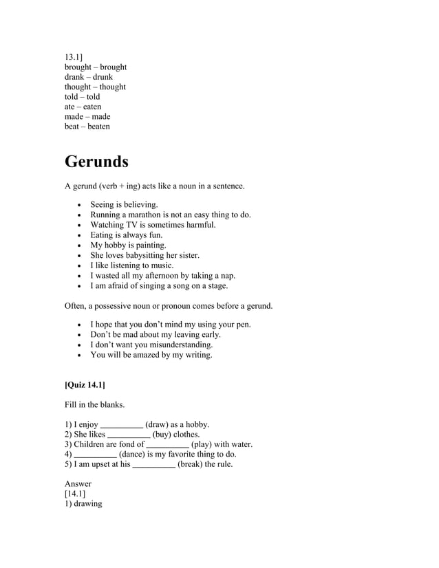 Basic gramar in english | DOC