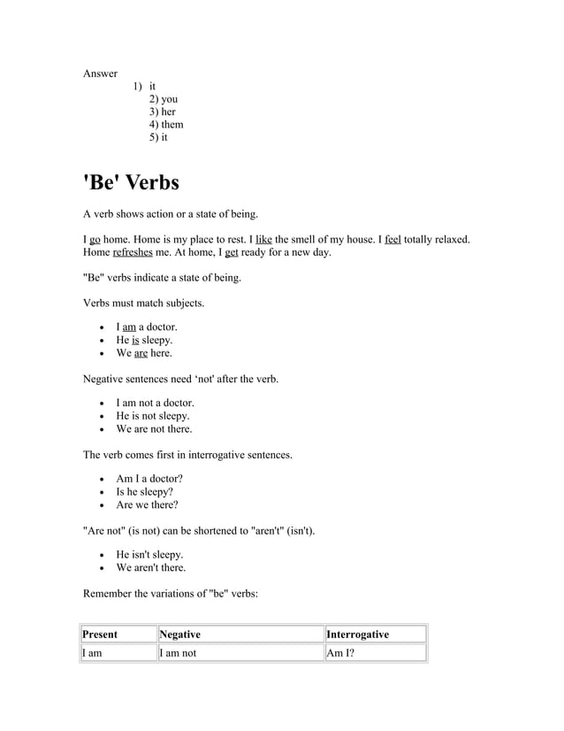 Basic gramar in english | DOC