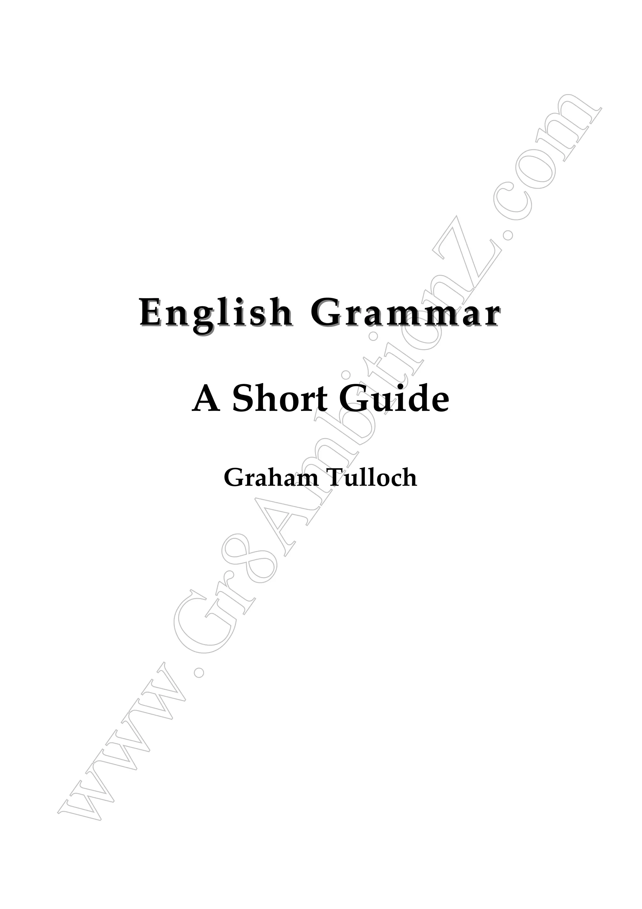 Basic grammar gr8 ambitionz | PDF