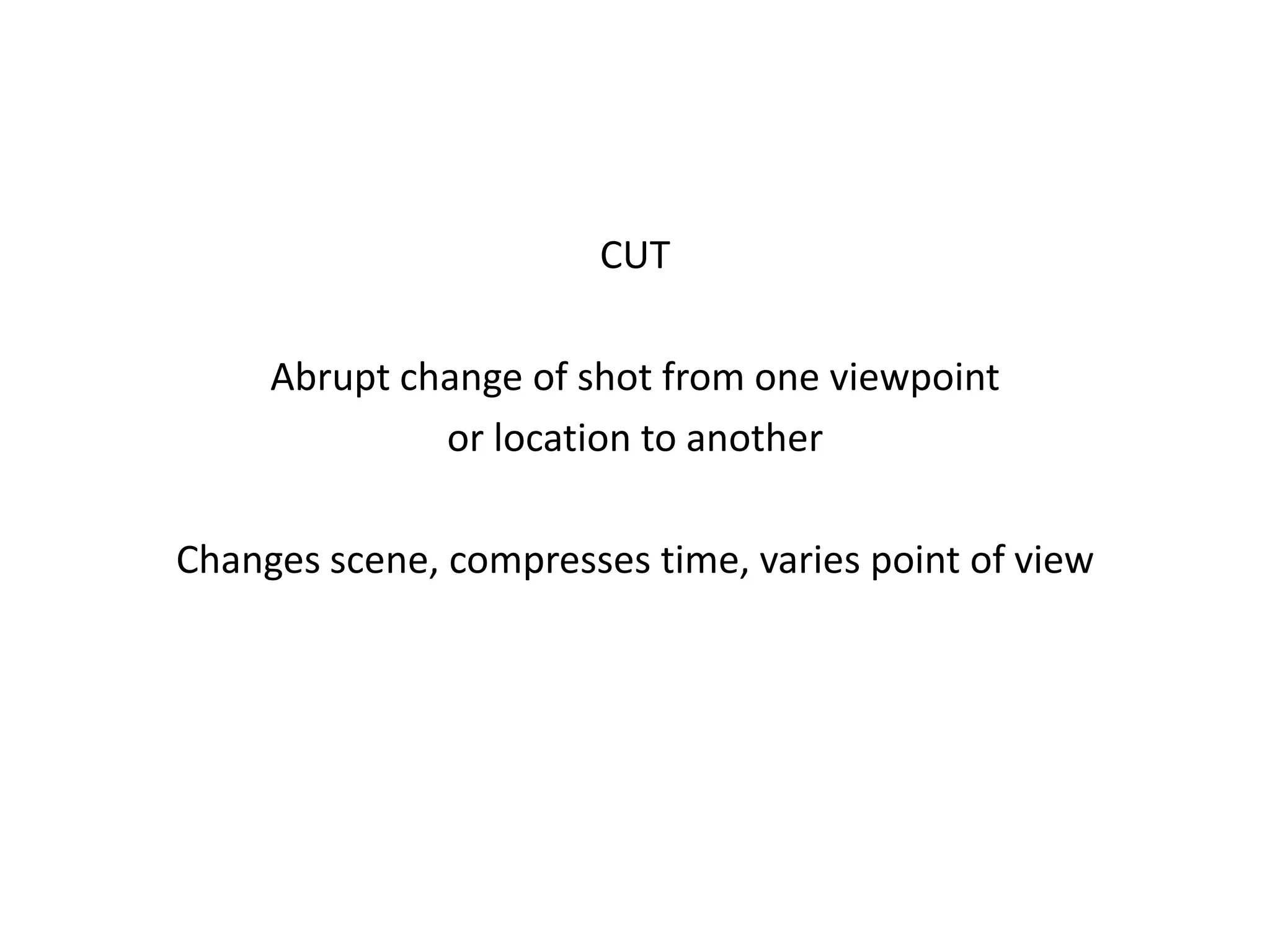 A Basic Grammar of Film | PPTX