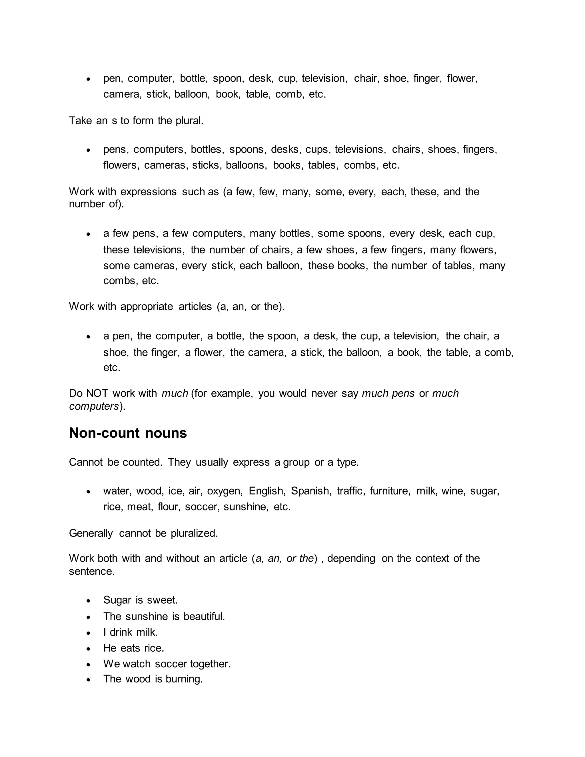 Basic grammar rules | DOCX