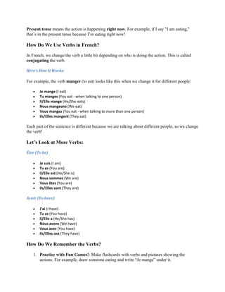Basic Grammar Verbs and Present Tense in French Language Lessons.pdf