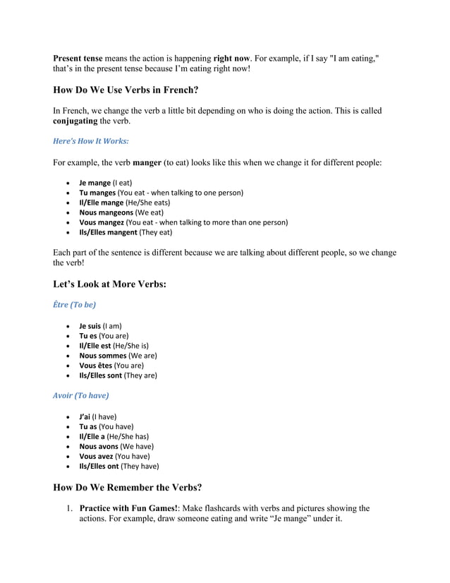 Basic Grammar Verbs and Present Tense in French Language Lessons.pdf