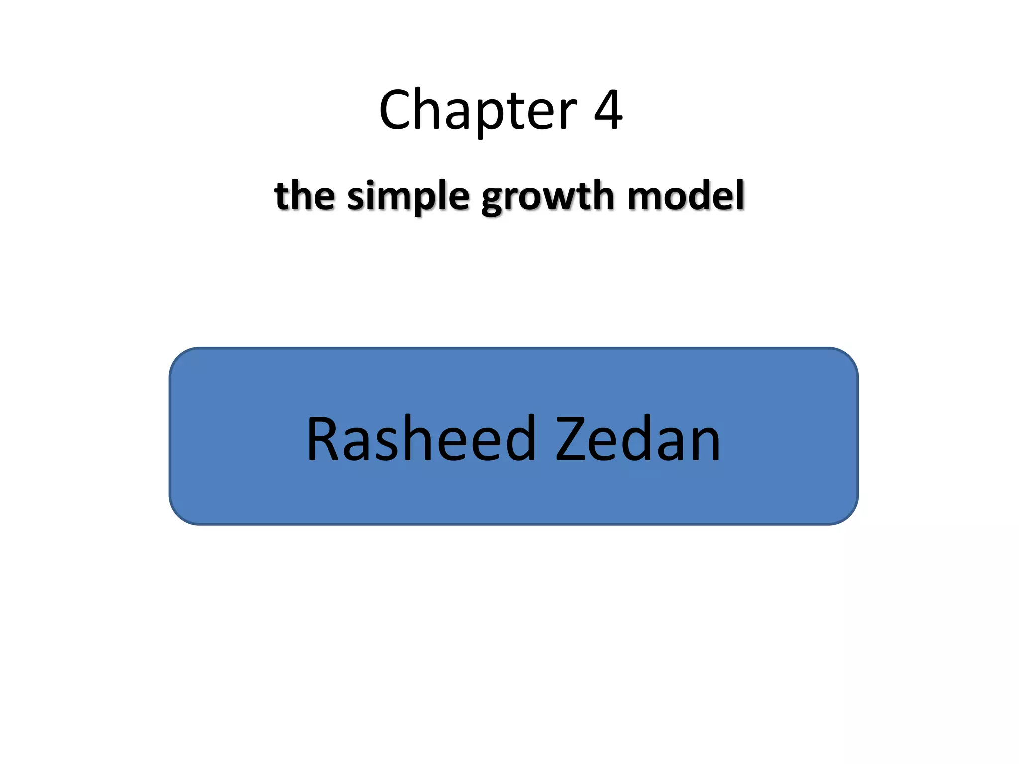 Basic growth model 2 | PPT