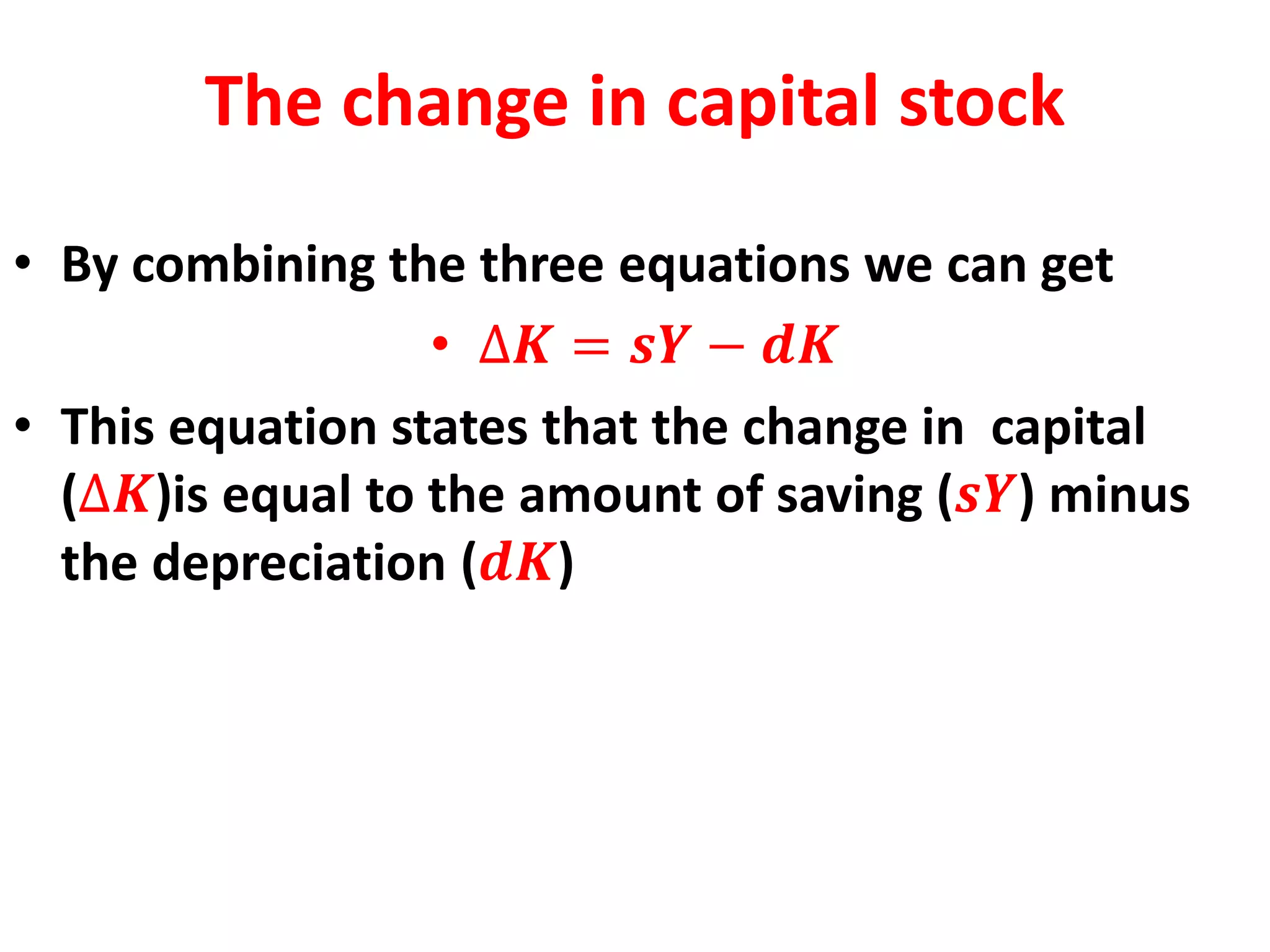 Basic growth model 2 | PPT