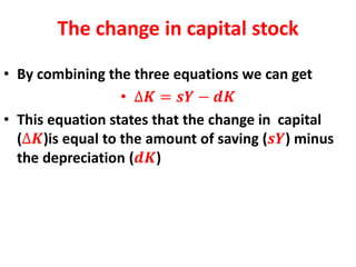 Basic growth model 2 | PPT
