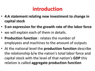 Basic growth model 2 | PDF