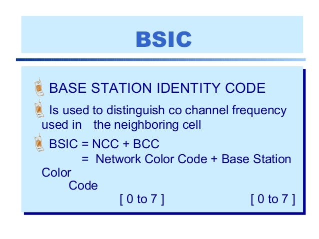 Basic gsm principles