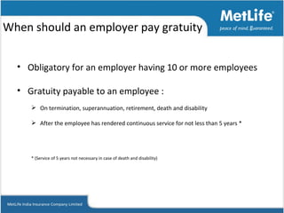 Basic gtl & gratuity training force 1 | PPT