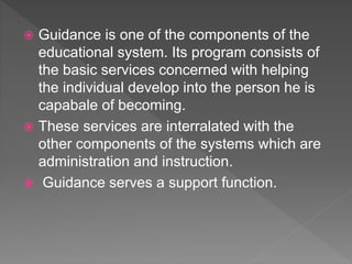 Basic guidance services | PPTX