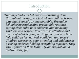 Basic guidance techniques for teachers | PPT