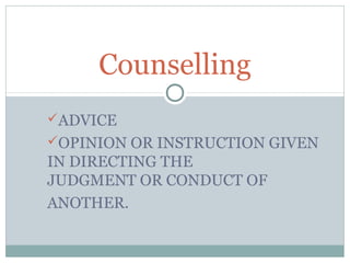 Basic guidance techniques for teachers | PPT