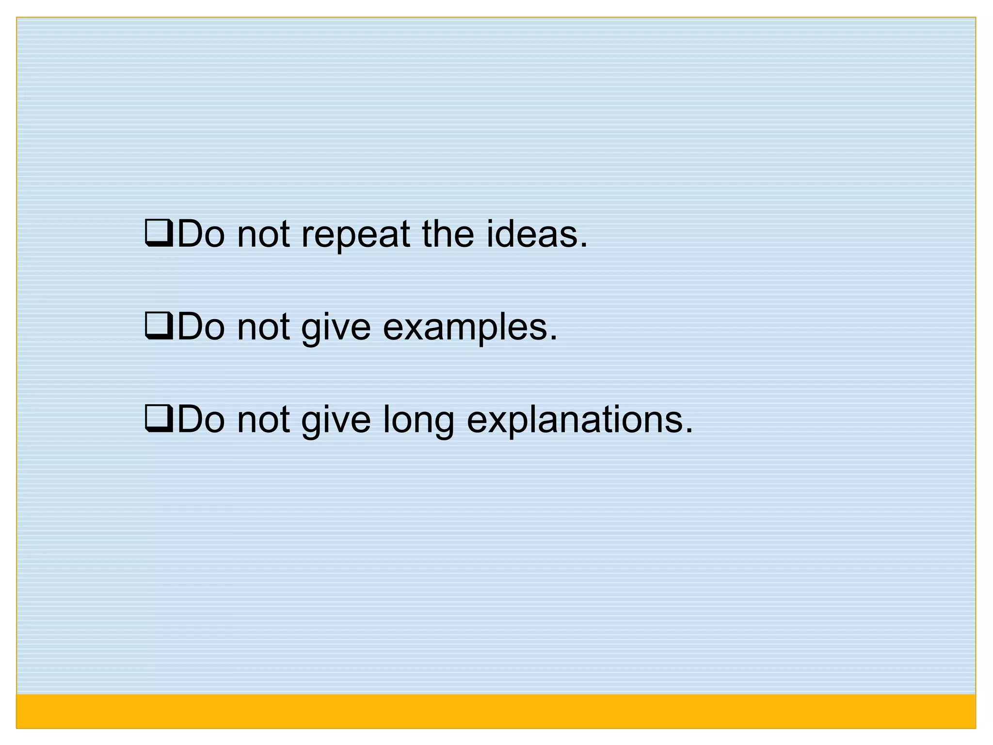 Basic guidelines for writing summaries | PPTX