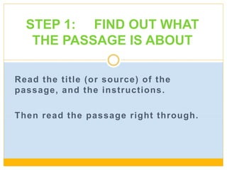 Basic guidelines for writing summaries | PPTX