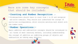 Basic Guide of -Kindergarten math program | PPT