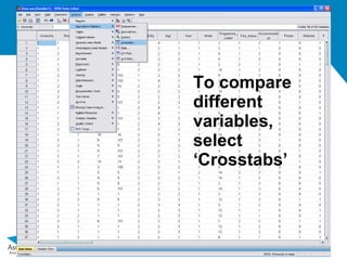 Basic guide to SPSS | PPT