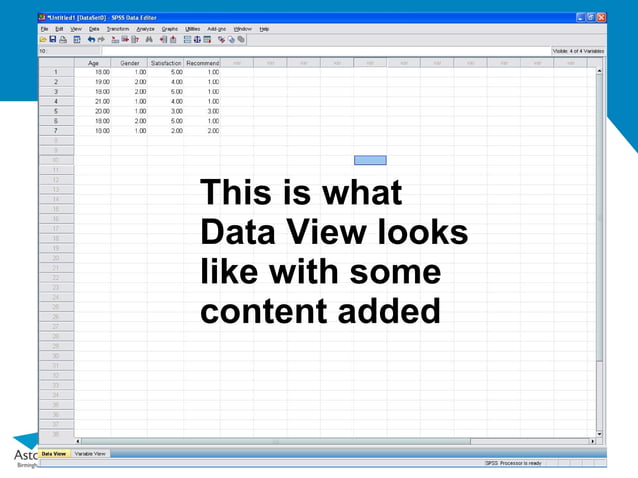 Basic guide to SPSS | PPT