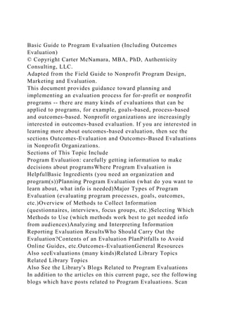 Basic Guide to Program Evaluation (Including Outcomes Evaluation).docx