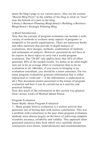Basic Guide to Program Evaluation (Including Outcomes Evaluation).docx