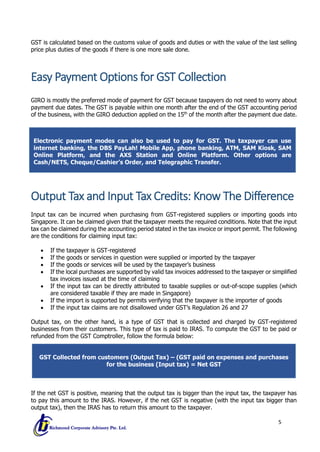 Basic Guide To Singapore GST | PDF