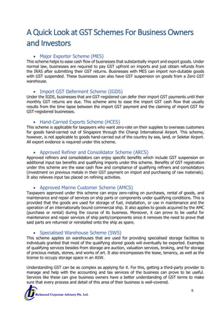 Basic Guide To Singapore GST | PDF