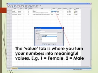 Basic guide to spss | PPT