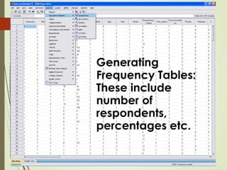 Basic guide to spss | PPT