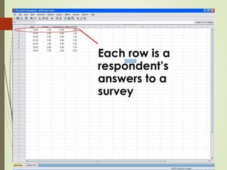 Basic guide to spss | PPT