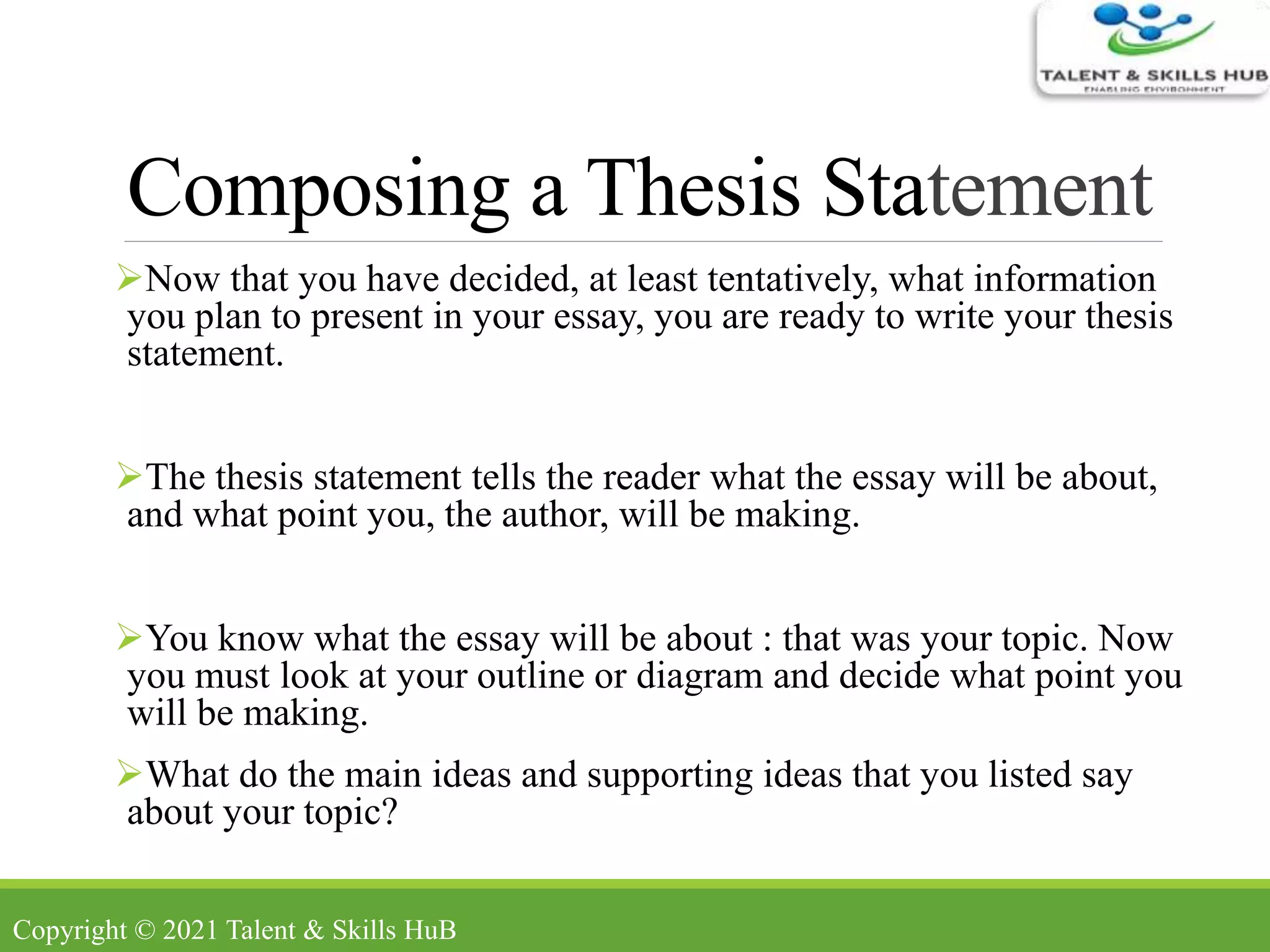 Basic Guide to Writing an Essay | PPT