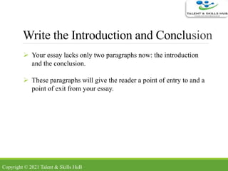 Basic Guide to Writing an Essay | PPT | Education