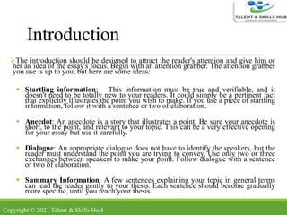 Basic Guide to Writing an Essay | PPT | Education
