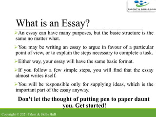 Basic Guide to Writing an Essay | PPT | Education