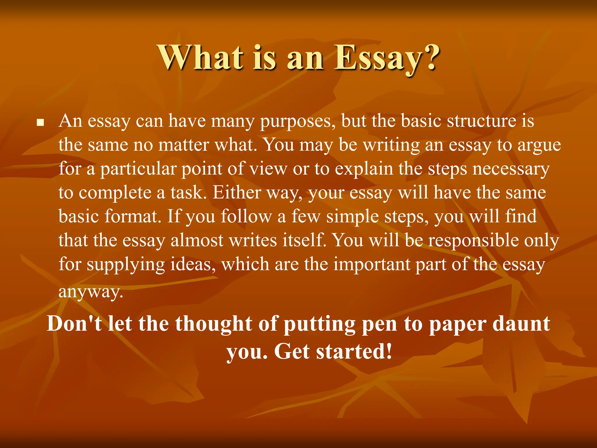 Basic detail ,Guide to Writing an Essay.pptx