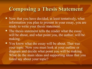Basic guide to writing an essay[1] | PPT