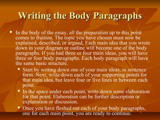 Basic guide to writing an essay[1] | PPT