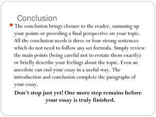 Writing an Essay | PPT