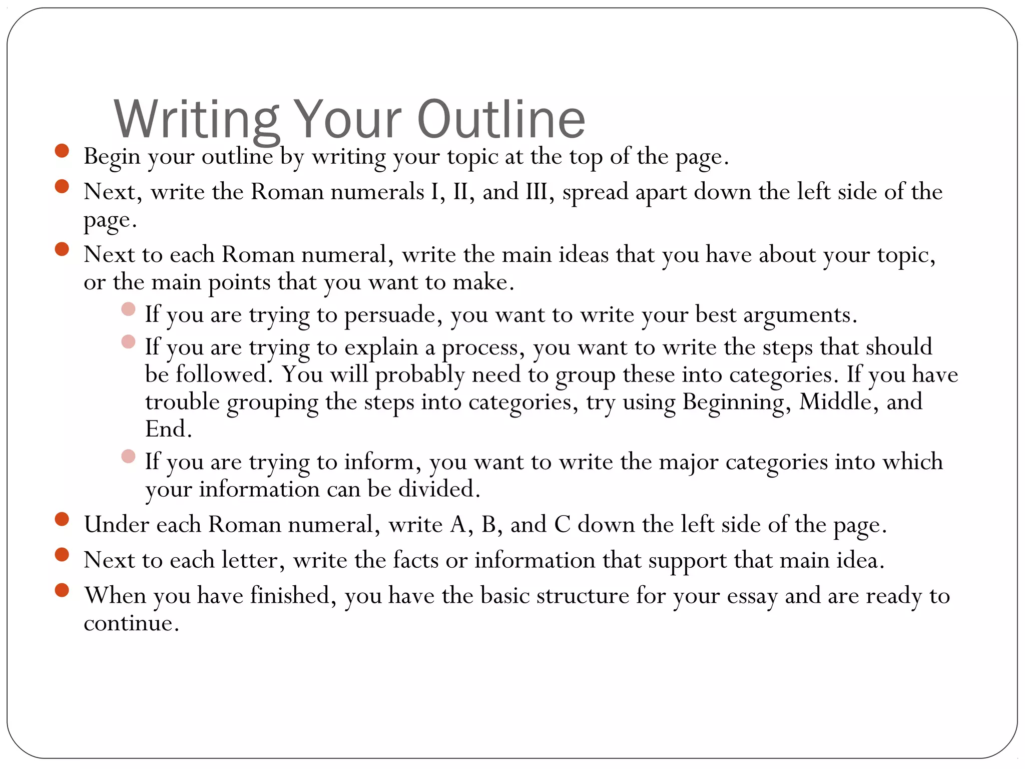 Basic Guide to Writing an Essay | PPT