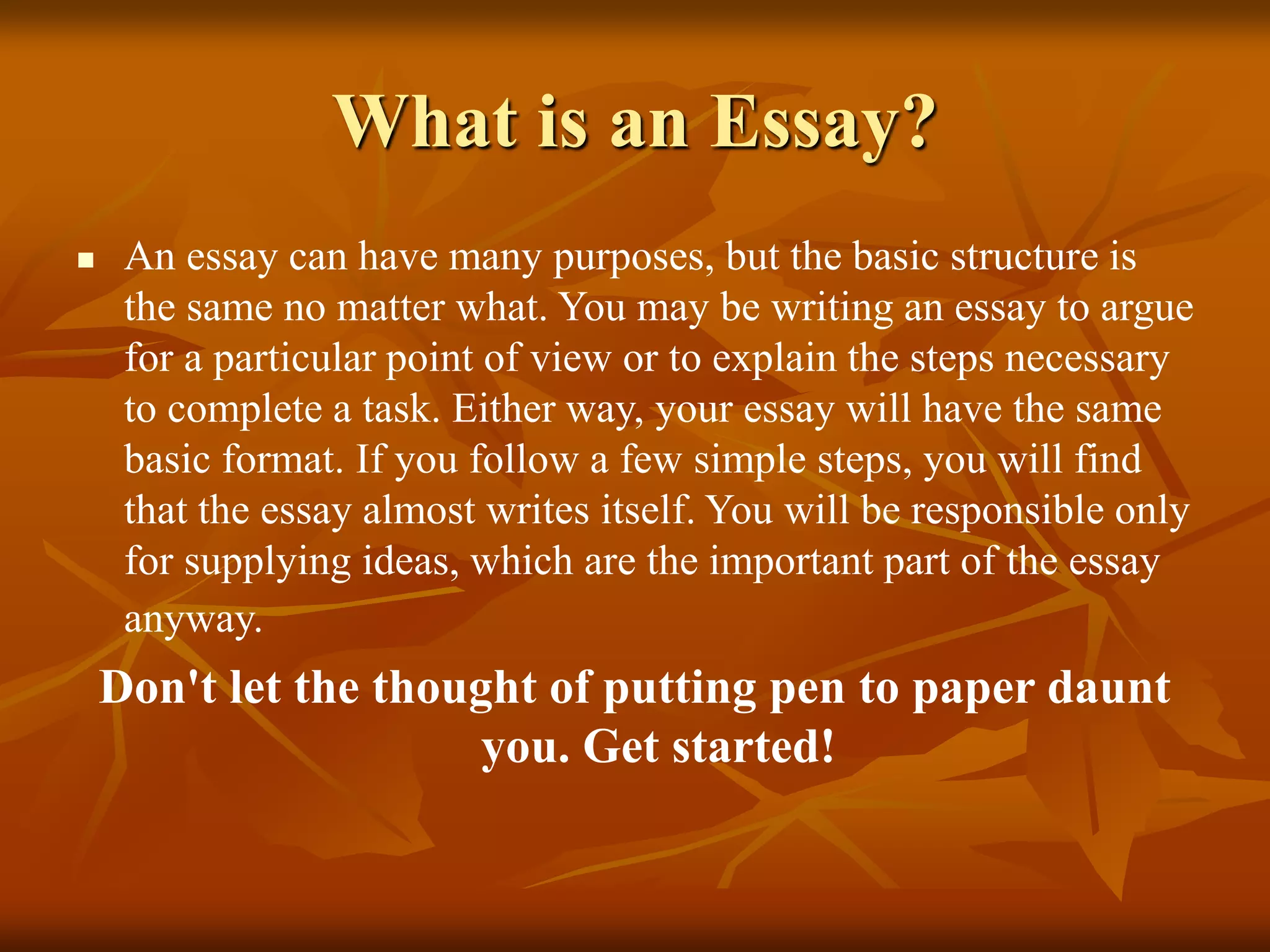Basic Guide to Writing an Essay[1].ppt