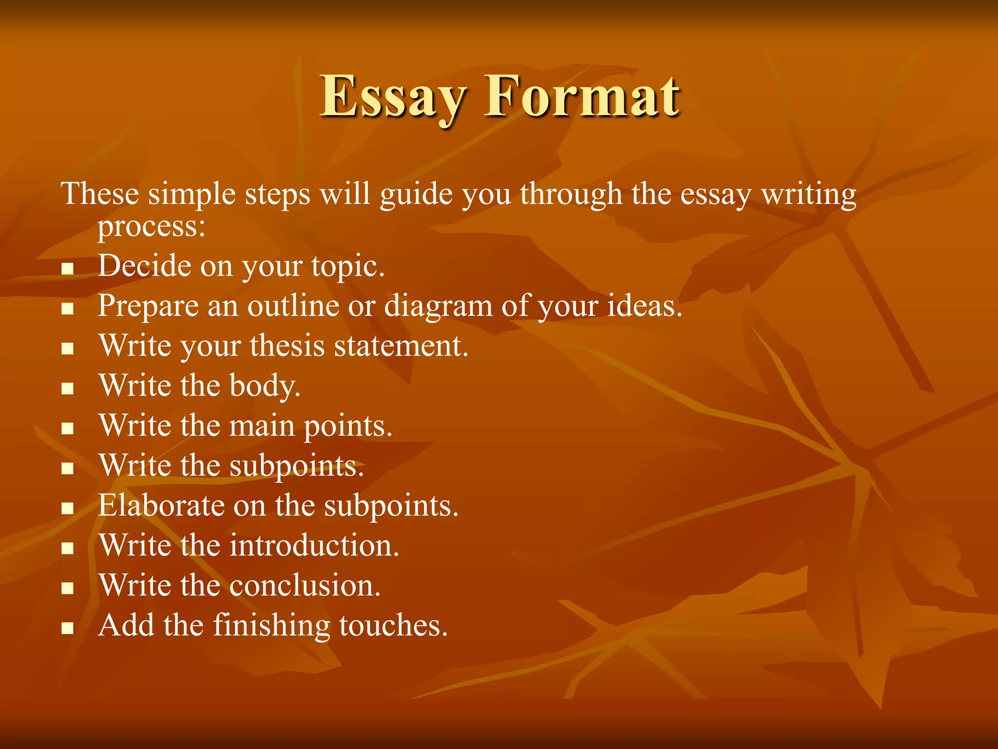 Basic Guide to Writing an Essay[1].ppt