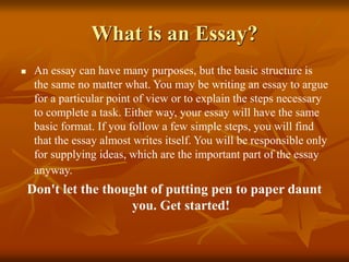 Basic Guide to Writing an Essay[1].ppt