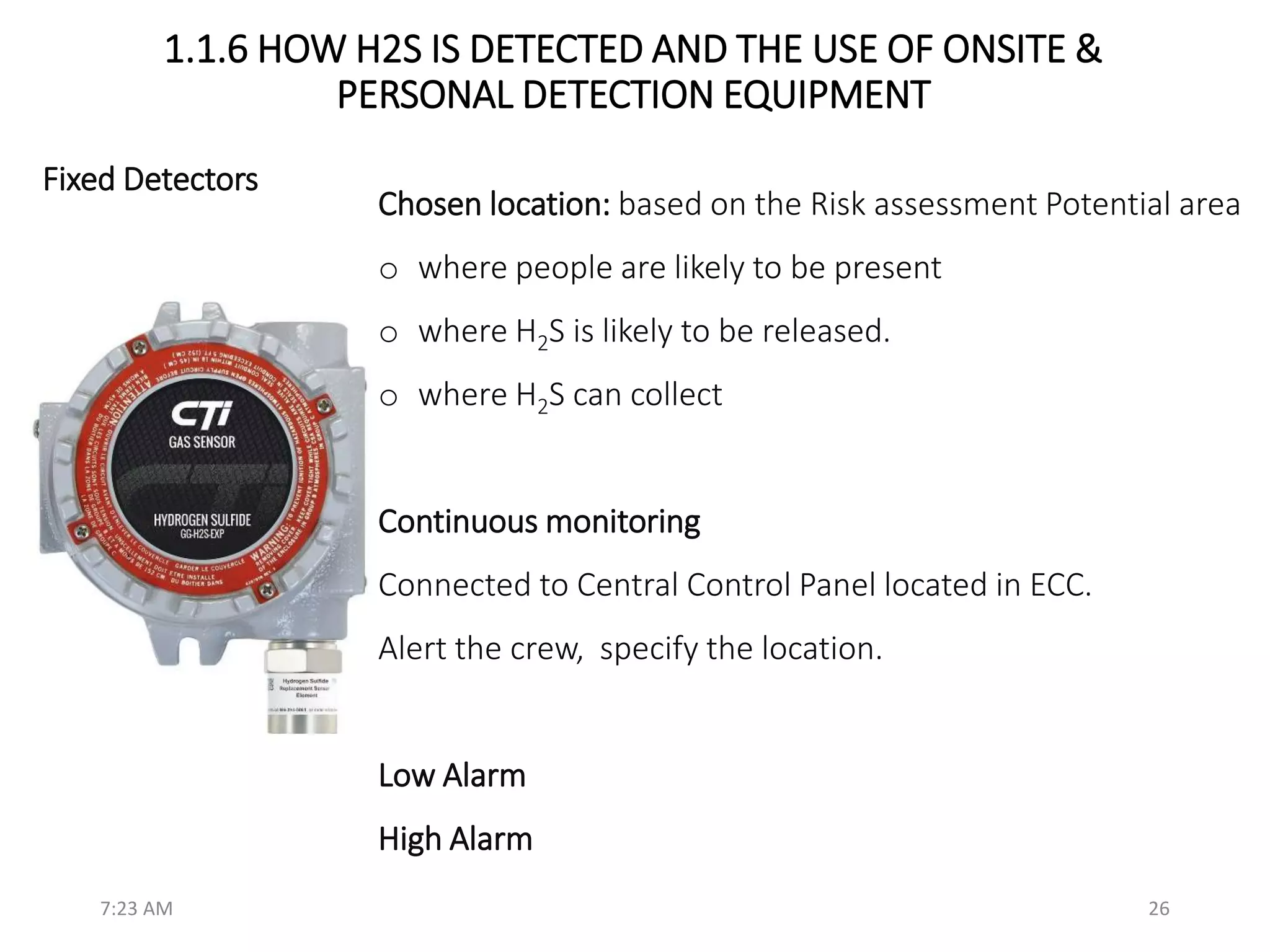Basic H2S training | PPTX