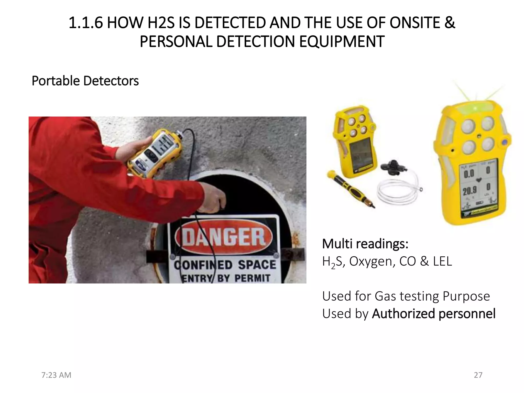 Basic H2S training | PPTX