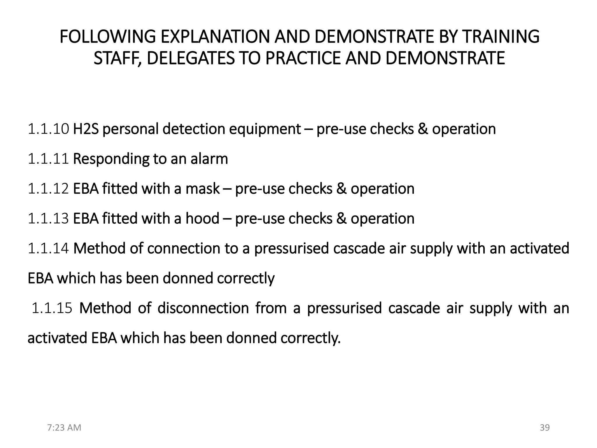 Basic H2S training | PPTX