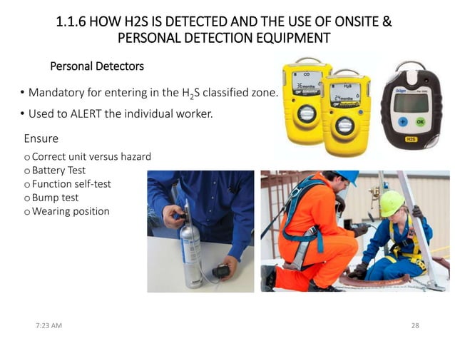 Basic H2S training | PPT