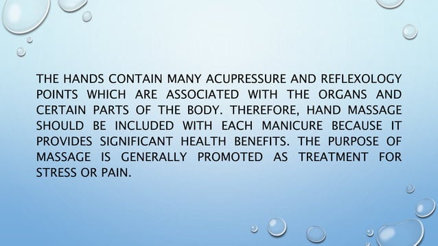 Basic Hand and Arm Massage Techniques TLE8.pptx | Physical Therapy ...