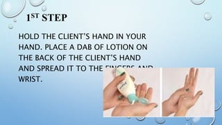 Basic Hand and Arm Massage Techniques TLE8.pptx