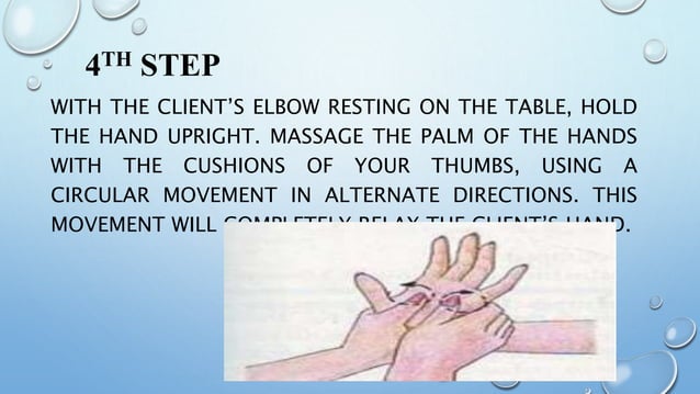 Basic Hand and Arm Massage Techniques TLE8.pptx | Physical Therapy ...
