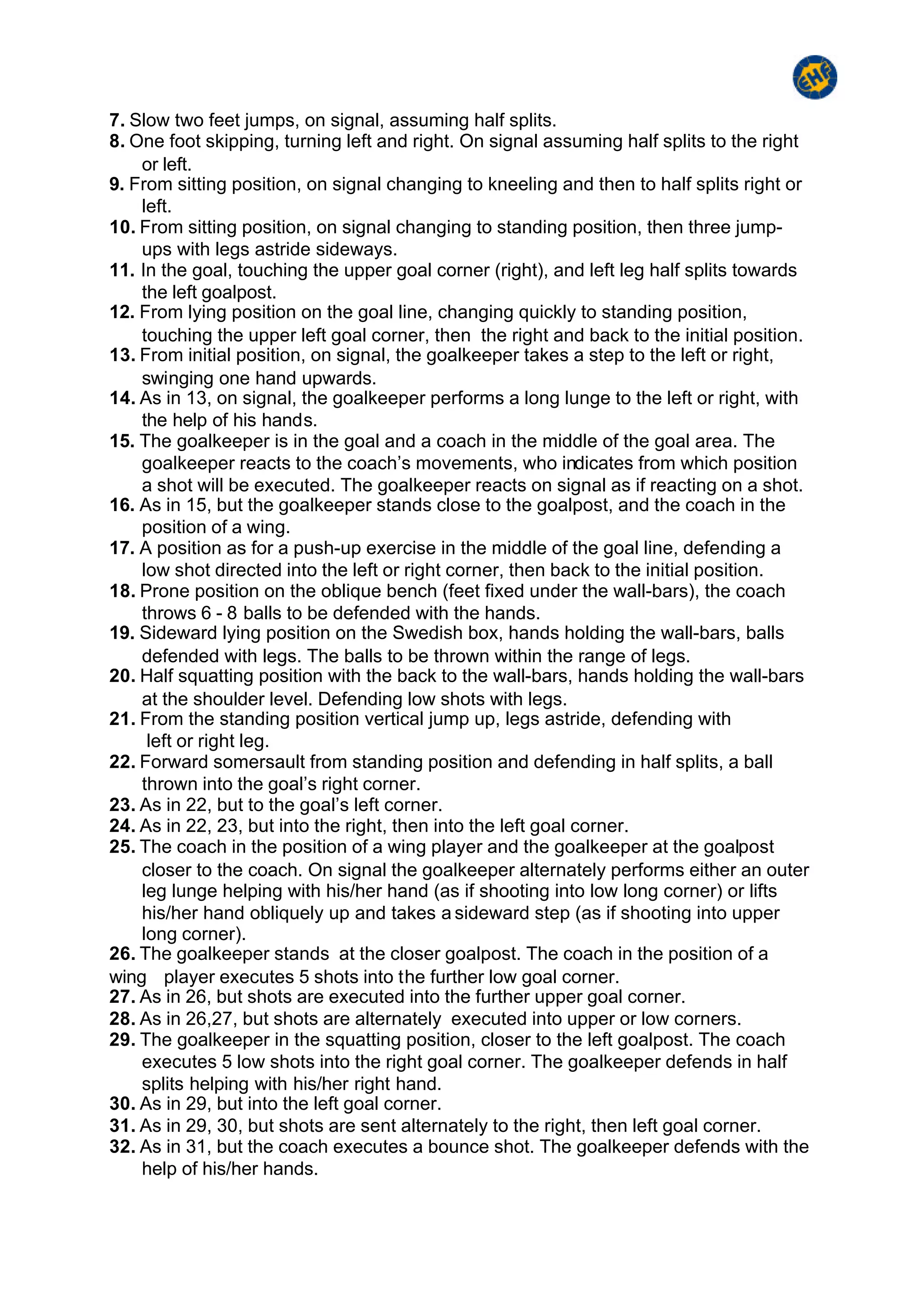 Basic handball methods | PDF