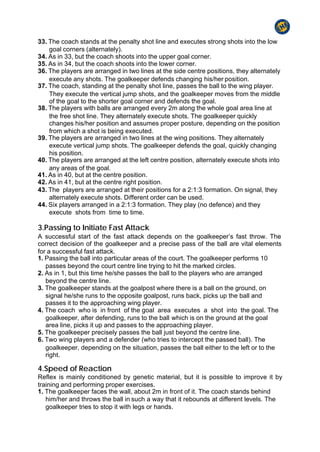 Basic handball methods | PDF